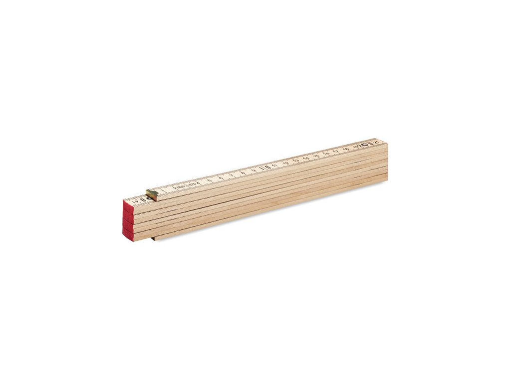 Metro carpintero plegable madera personalizado | Desde 2,82€