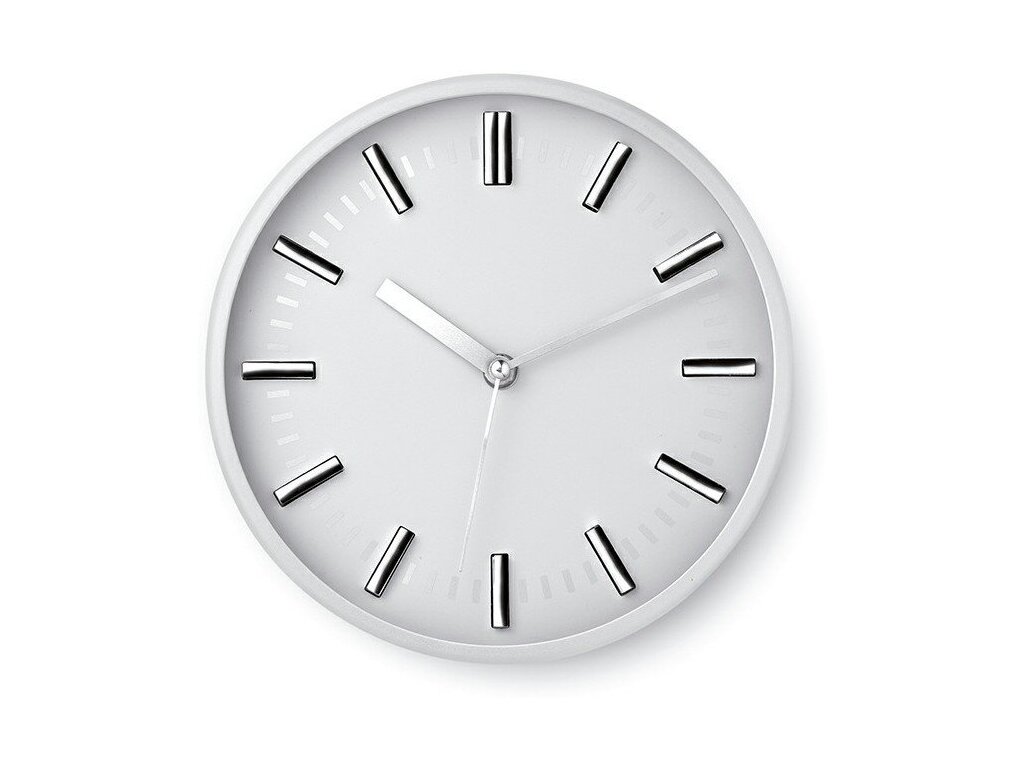 Reloj pared Cosy blanco polietileno cuarzo sistema clic clac