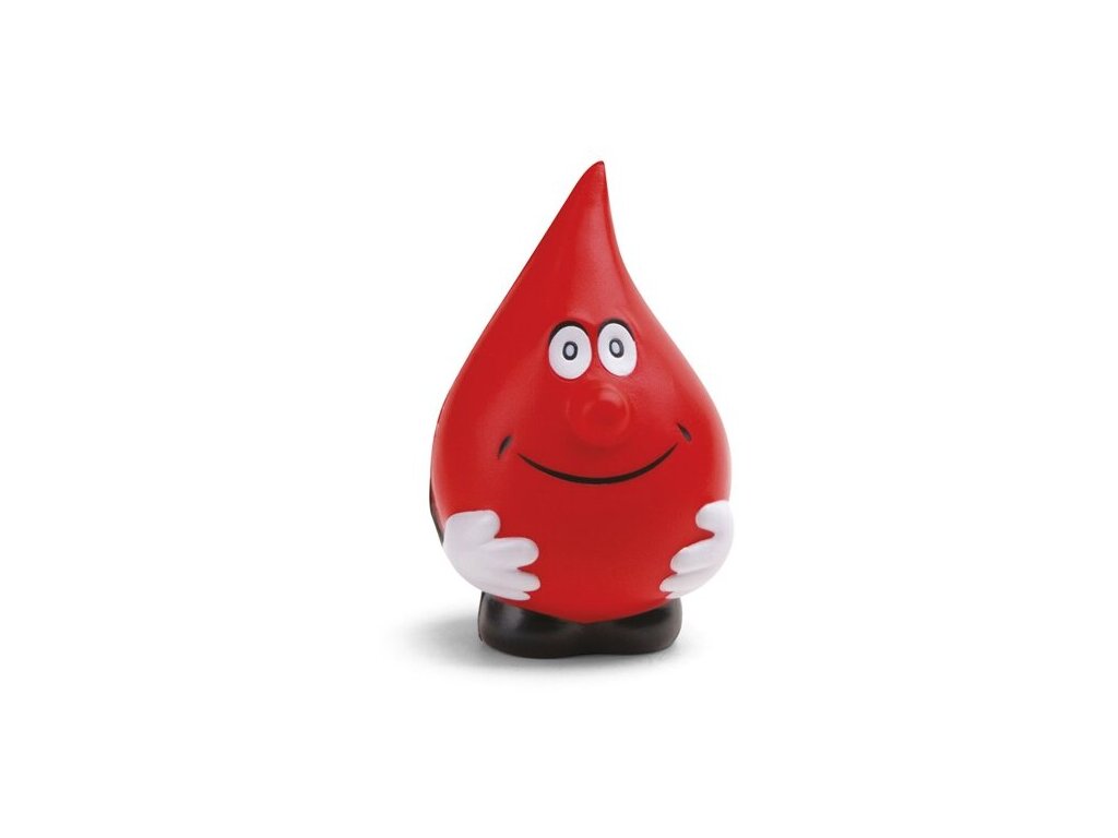 Antiestrés diseño con forma gota roja | Desde 1,00€