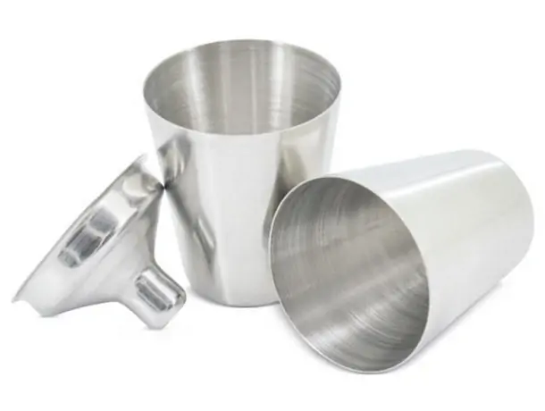 Petaca licorera Duo Party con vasos acero inoxidable 170ml