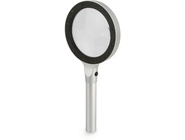 Lupa Luzzy con LED dual x2,5 x5 material de oficina