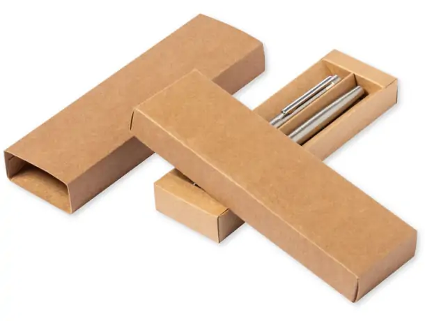 Set Kaylax bolígrafo y roller económicos acero reciclado