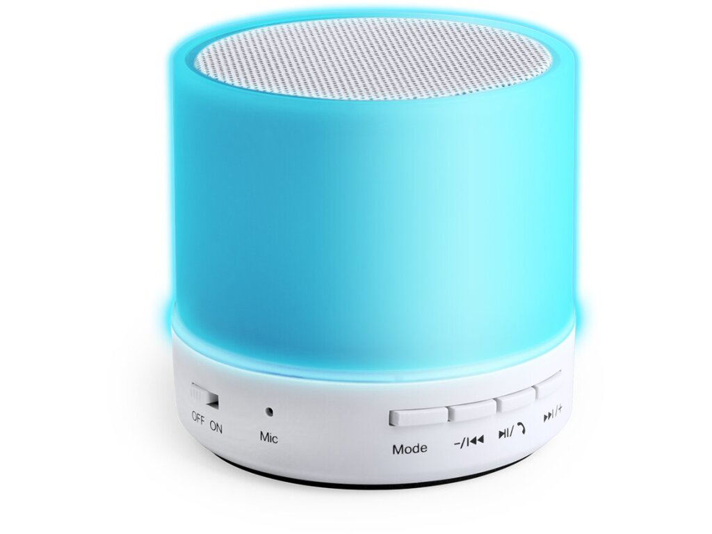 Altavoz Bluetooth Stockel con LED multicolor y radio FM
