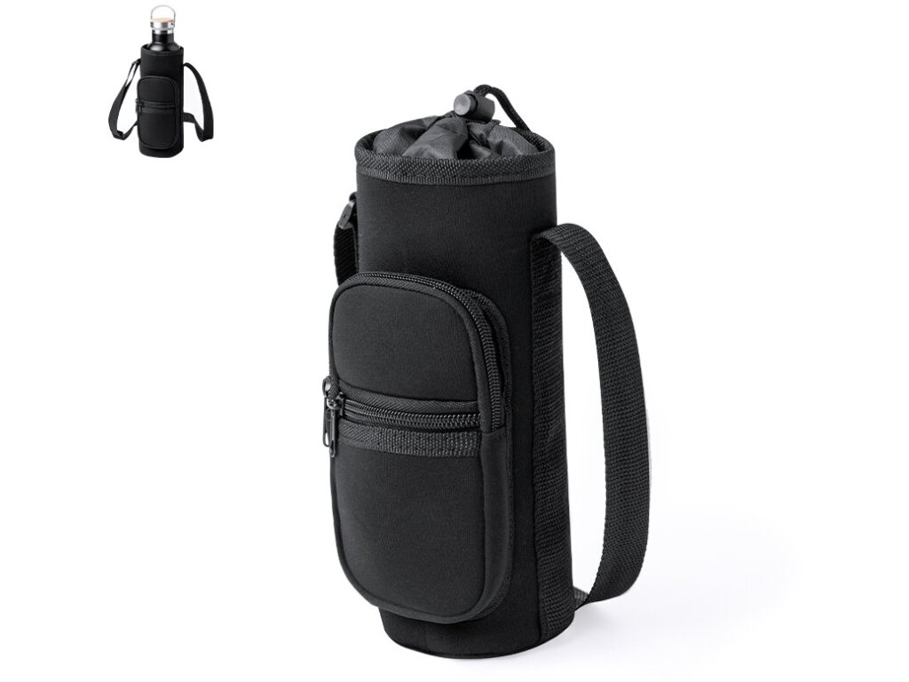 Porta bidón con bolsillo para botellas de tamaños variados para regalar ...