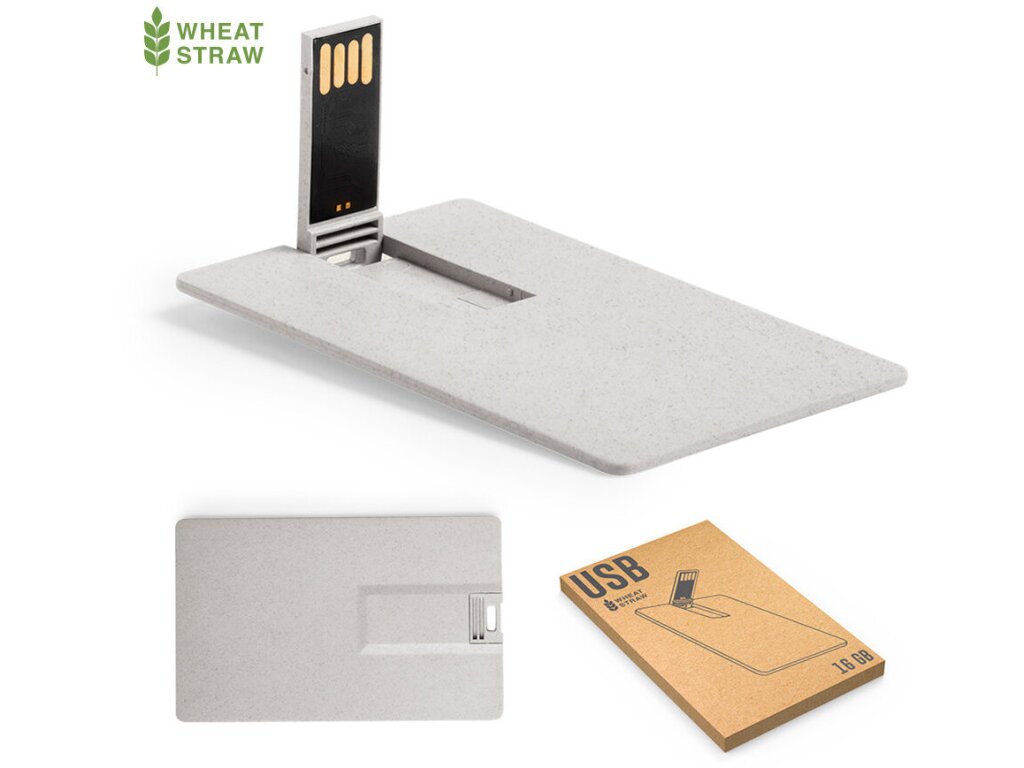 Tarjeta usb plegable 16 GB con logo | Consultar precio