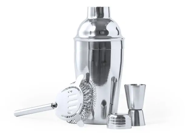 Set Cóctel Wendol Acero Cromado 550ml Colador Medidor