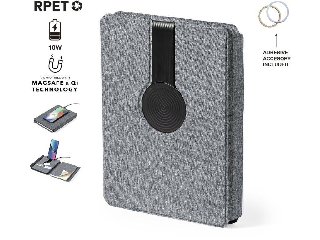 Bloc Morrison RPET cargador inalámbrico 10W batería 5000mAh