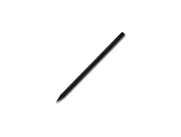 Lápiz Laxty hexagonal madera negra goma borrar integrada